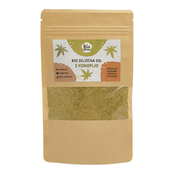 BIO Getta konopljina sol 100g refil - zeliščna sol - CLEANSMOKE.SI